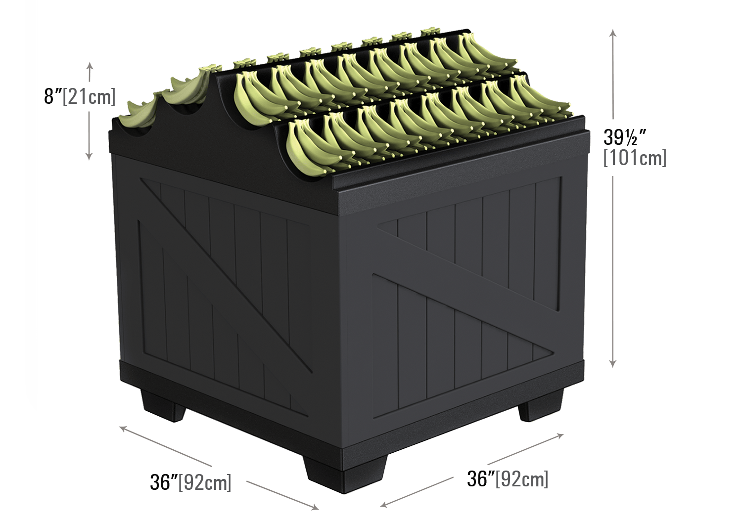 Boost Banana Sales with Double-Sided Riser Display