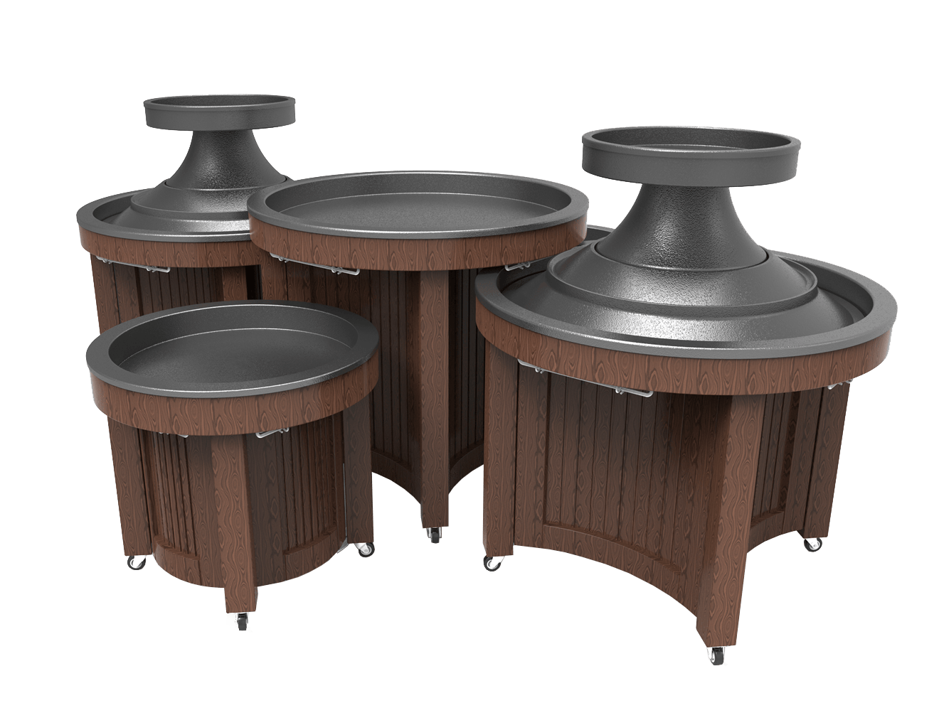 Durable Round Orchard Bins - Classic Orchard Style