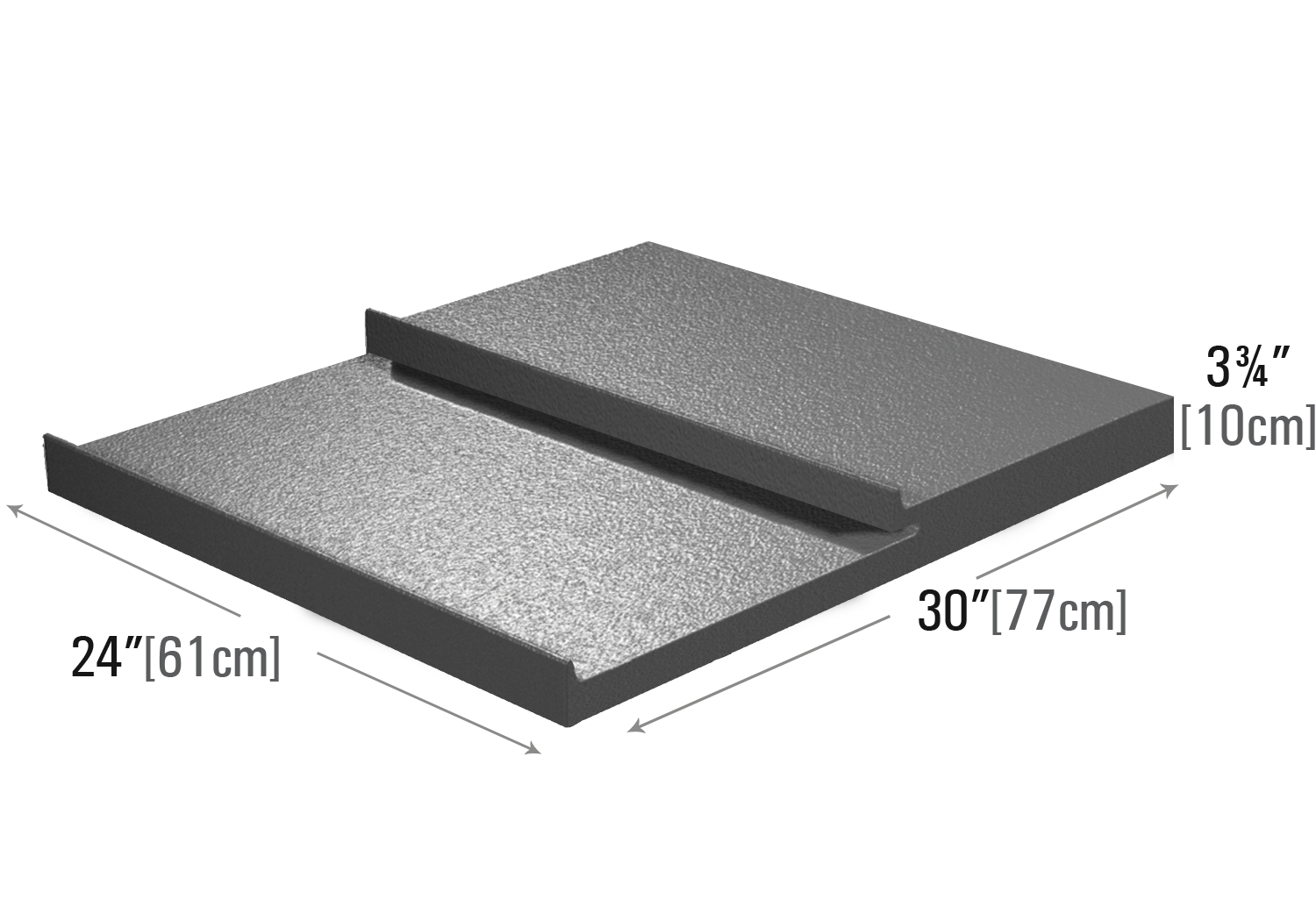 Two Step Deli Riser - Low Profile Display Stand