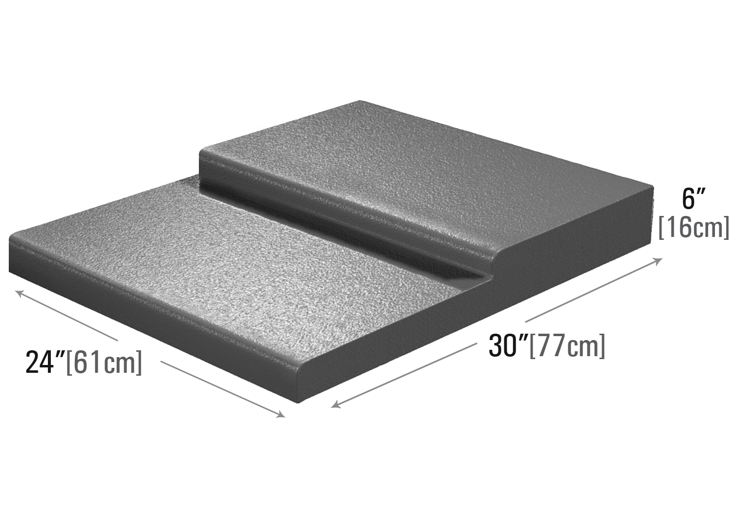 Premium Two Step Deli Riser with Secure Lip