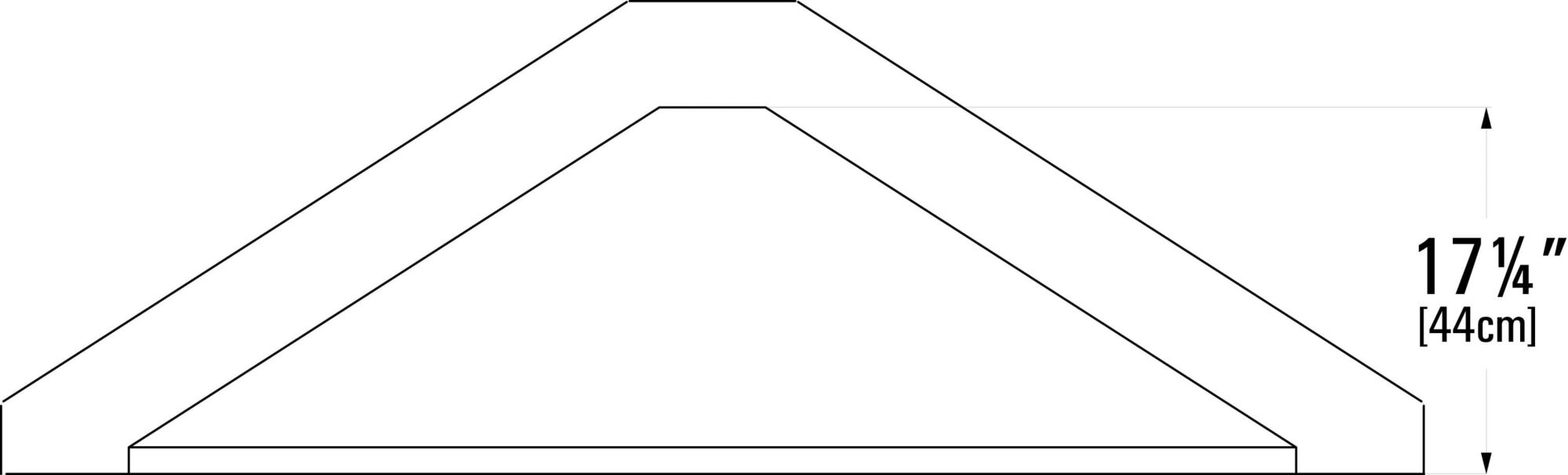 Slant Dry Table End Riser - Versatile Display Solution