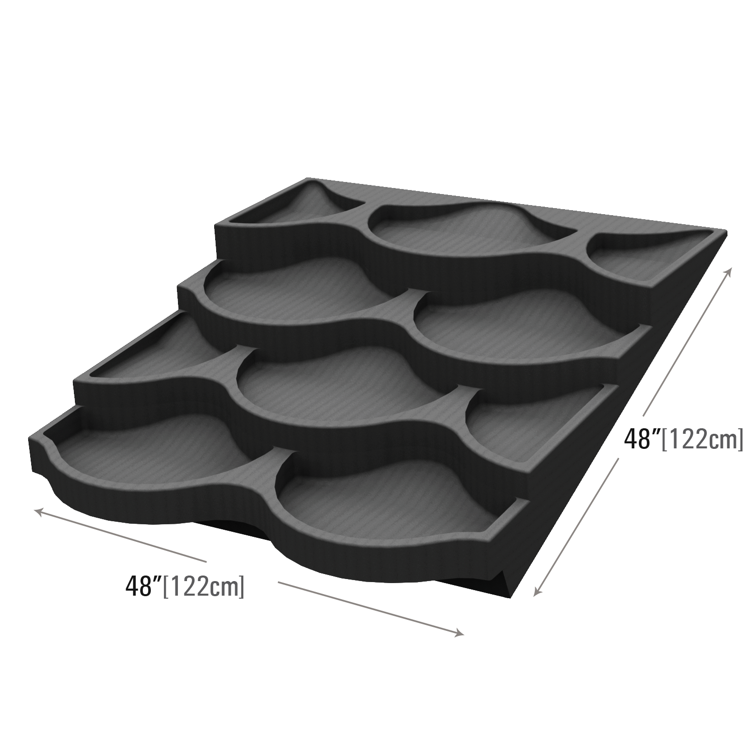 Euro Pod Tray: Dynamic Curves & Flexible Display