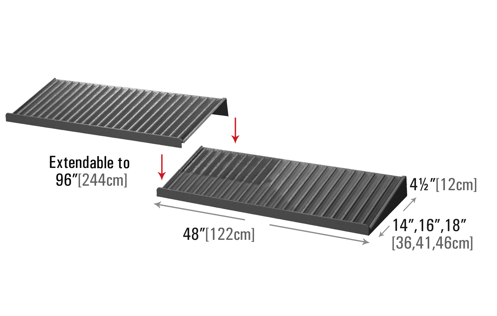 Durable Interlocking Slanted Meat Shelf Liner