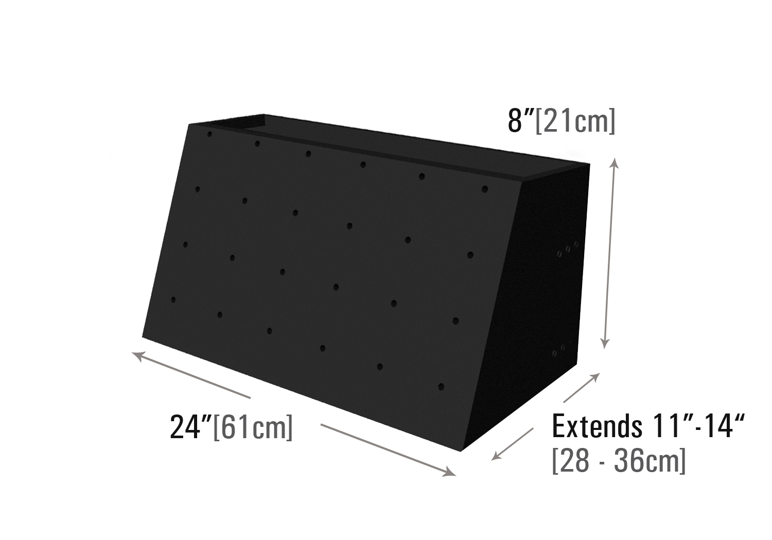 Compact Expandable Produce Dummy for Wet Racks