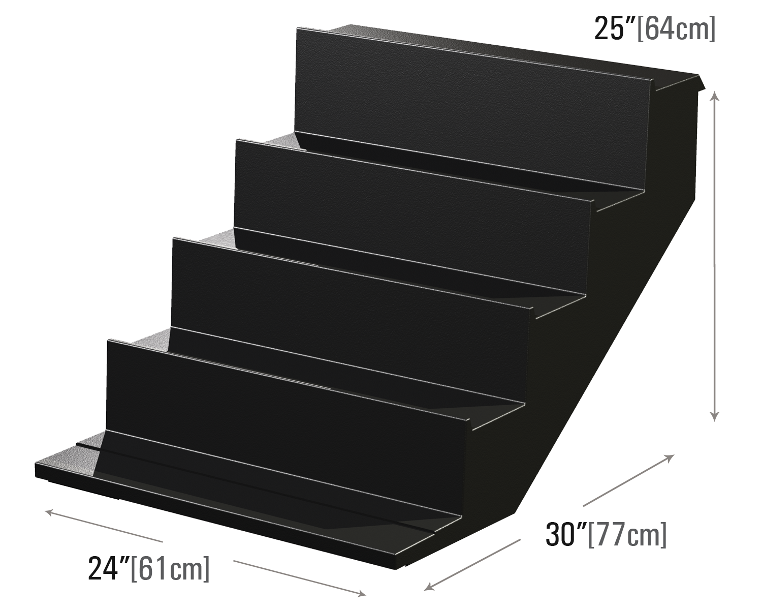 Five Step High Profile Riser for Berry Display