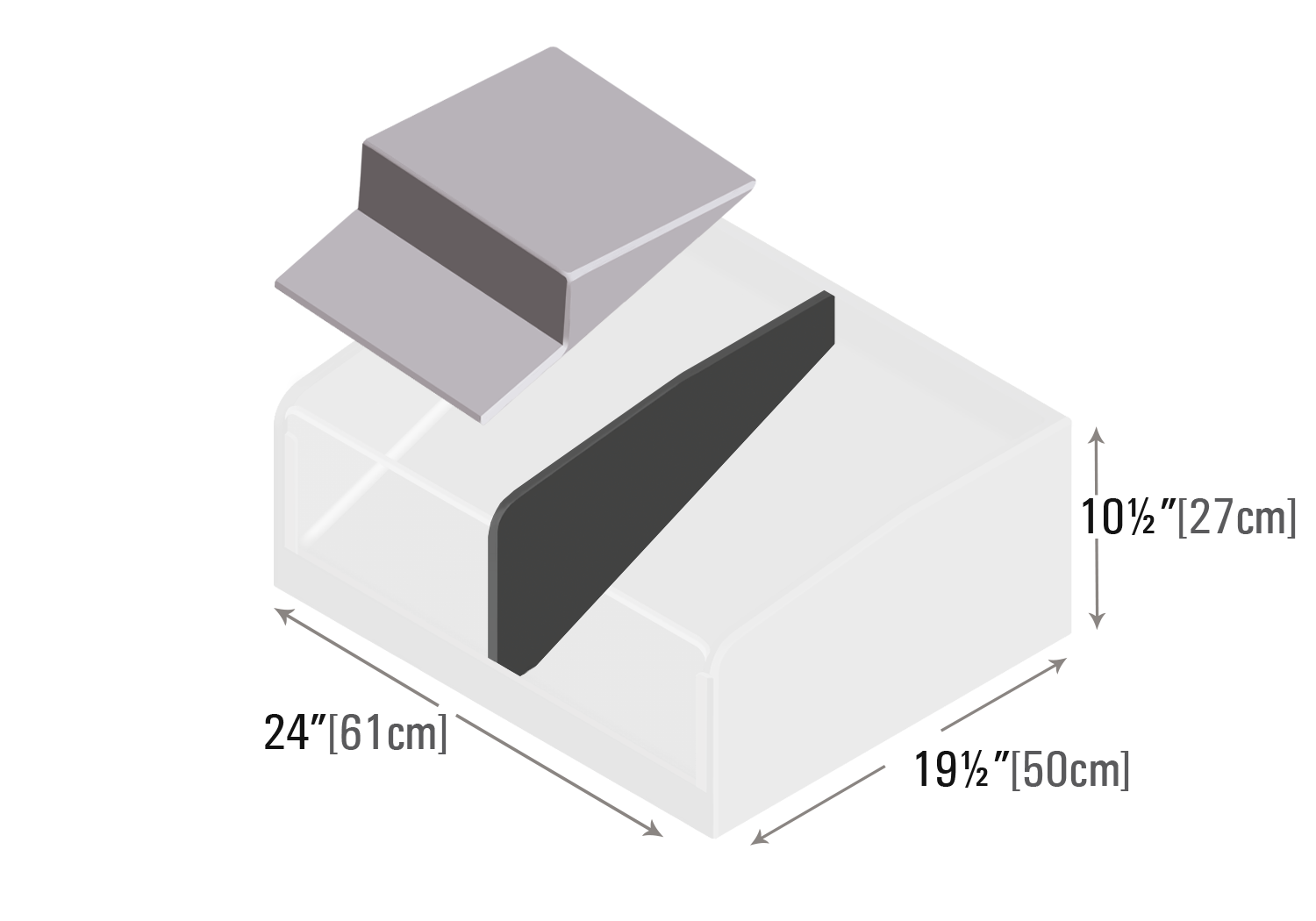 Clear Front Shelf Organizer & Divider