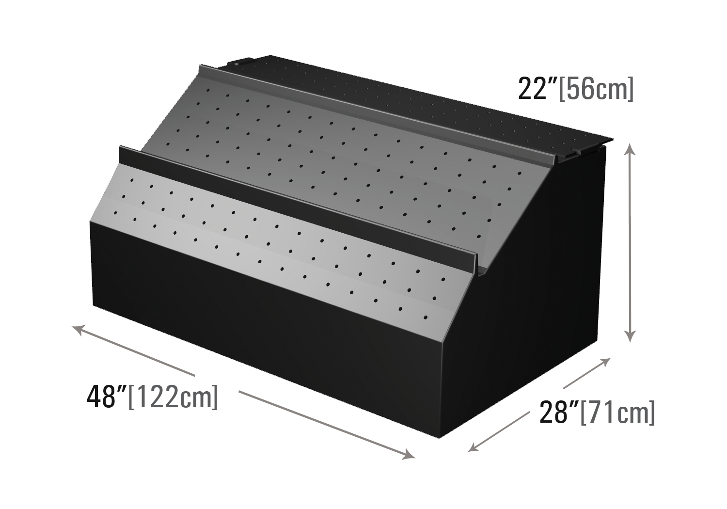 Ergonomic Slanted High Profile Riser for Desks