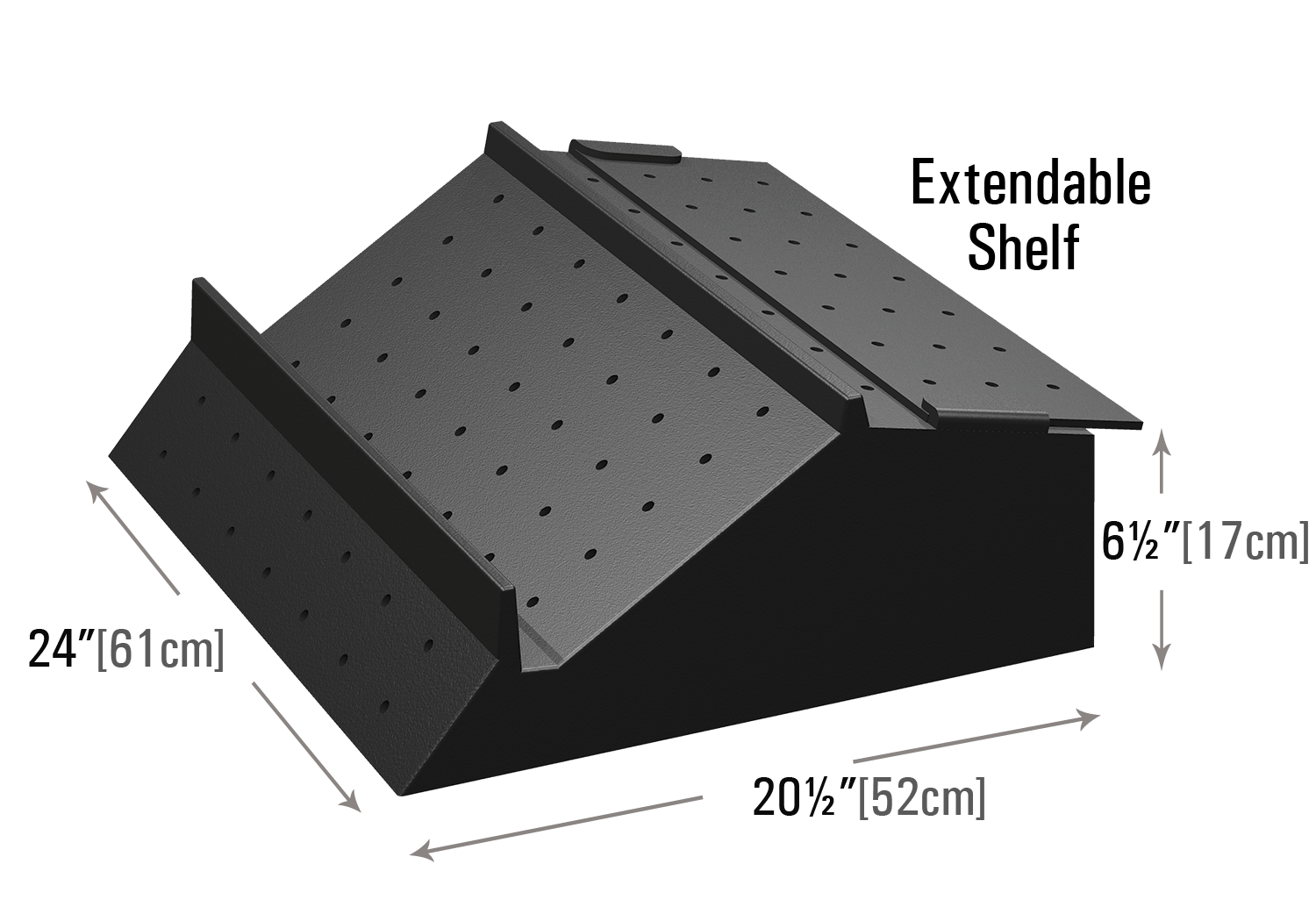 Low Profile PR90 Dry Table Riser - Adjustable Display