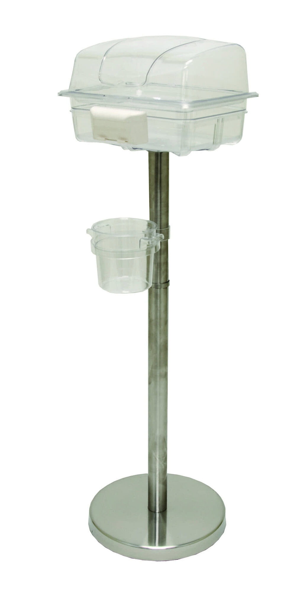 11" Clear Sample Dome with Stainless Steel Legs