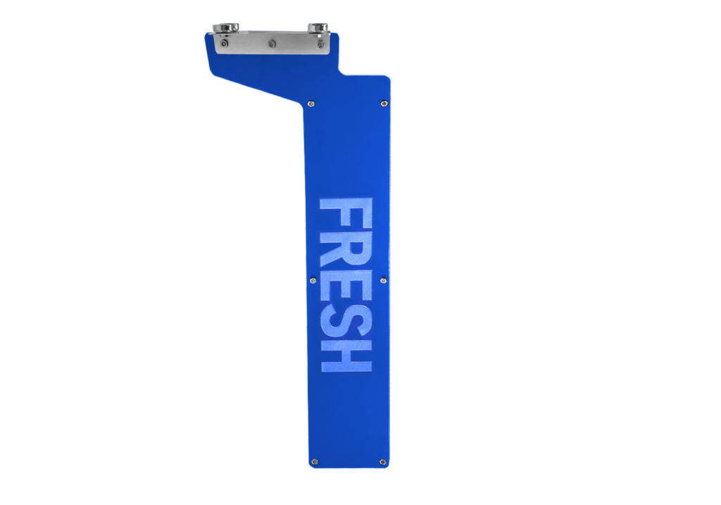 Durable Vertical Organic Divider - Acrylic Display
