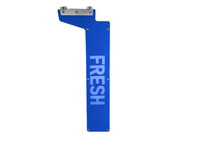 Durable Vertical Organic Divider - Acrylic Display