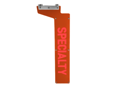 Durable Vertical Organic Divider - Acrylic Display